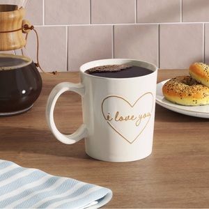 Threshold | Dining | Threshold Stoneware 6oz I Love You Mug Brand New ...